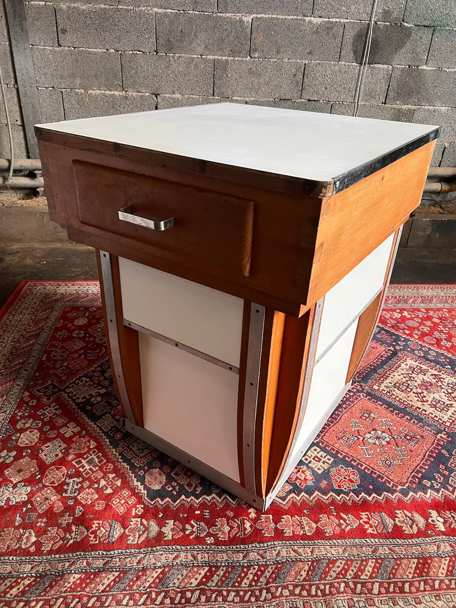 Billot de boucher vintage en bois et formica - Trussant & Cie - Ste-Li ...